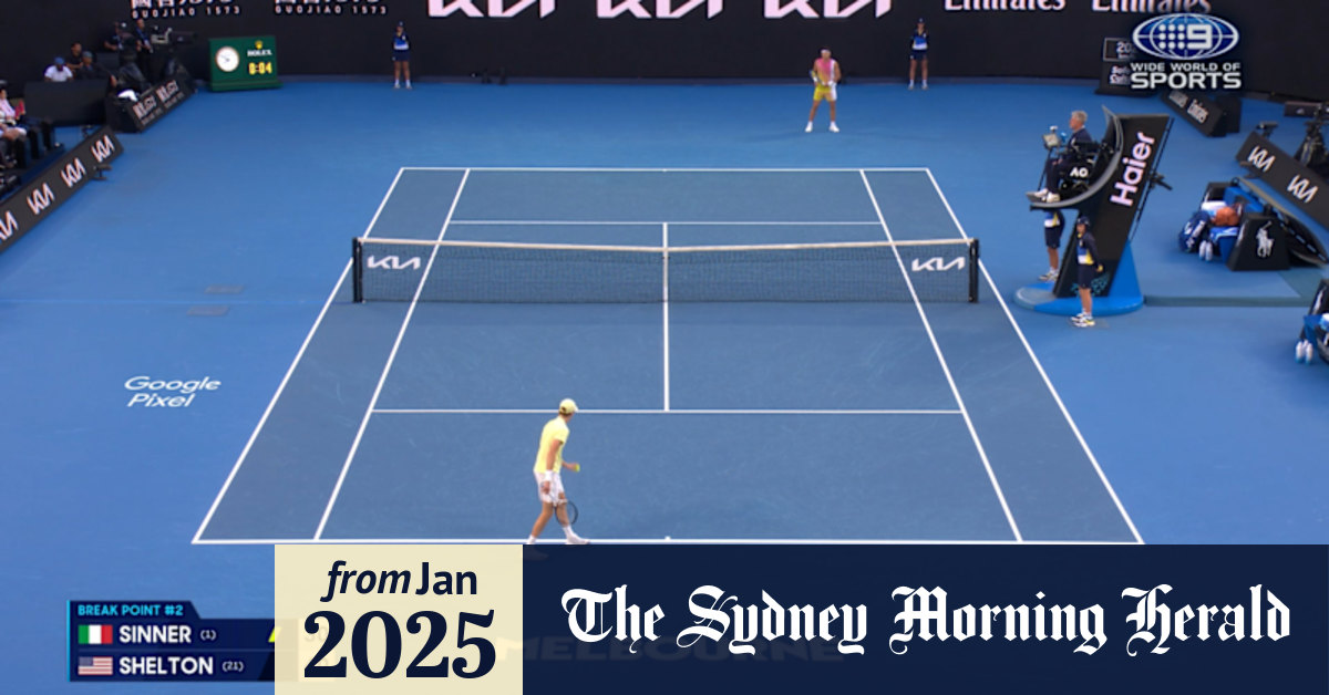 Video: Australian Open Highlights: Jannik Sinner v Ben Shelton